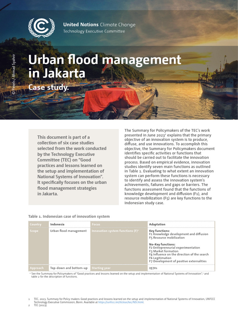 Jakarta Urban Flood Management Study | PDF | Disaster Risk Reduction ...