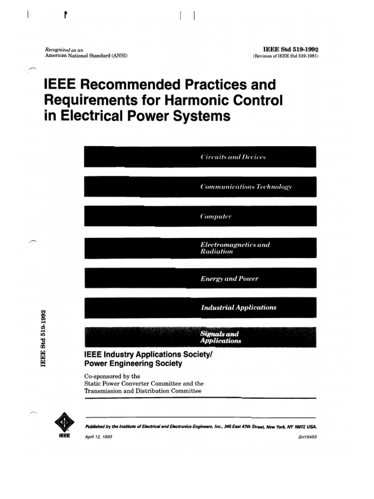 Harmonic Control Guidelines | PDF | Electrical Engineering | Electricity