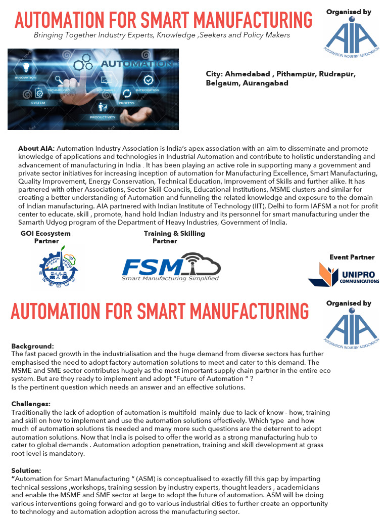 ASM Brochure 2024 | PDF | Automation | Small And Medium Sized Enterprises