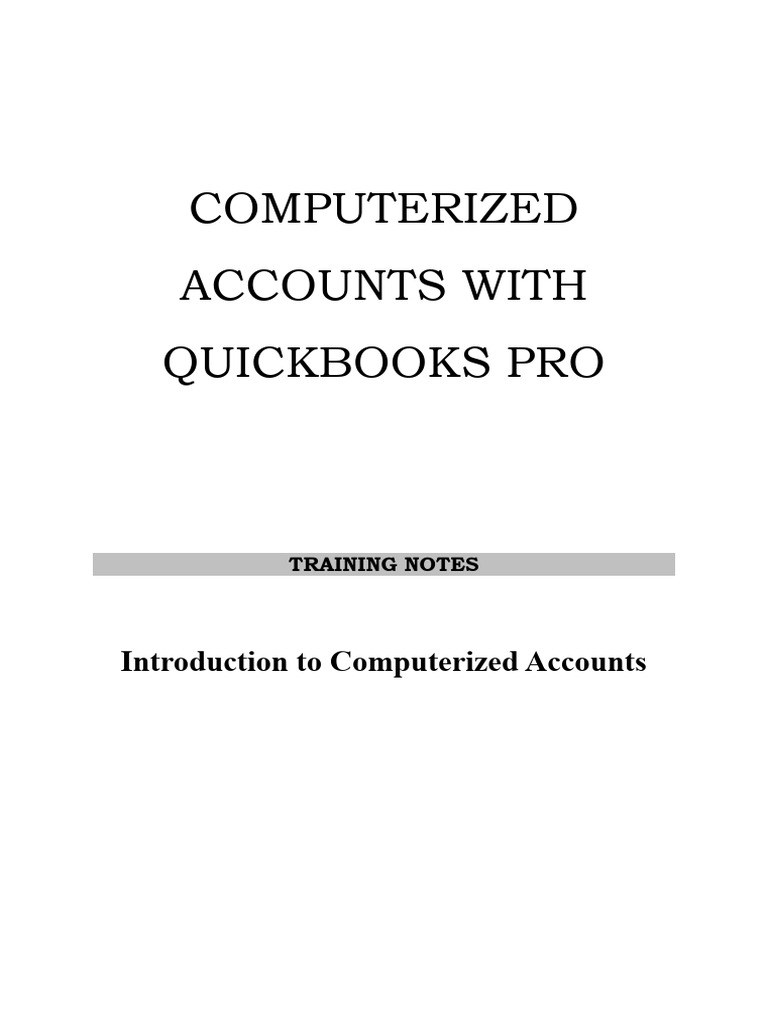 Quickbooks Notes | PDF | Debits And Credits | Balance Sheet