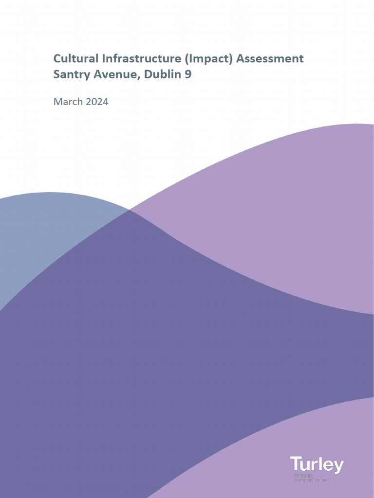 Cultural Infrastructure (Impact) Assessment | PDF | Sustainability | Dublin