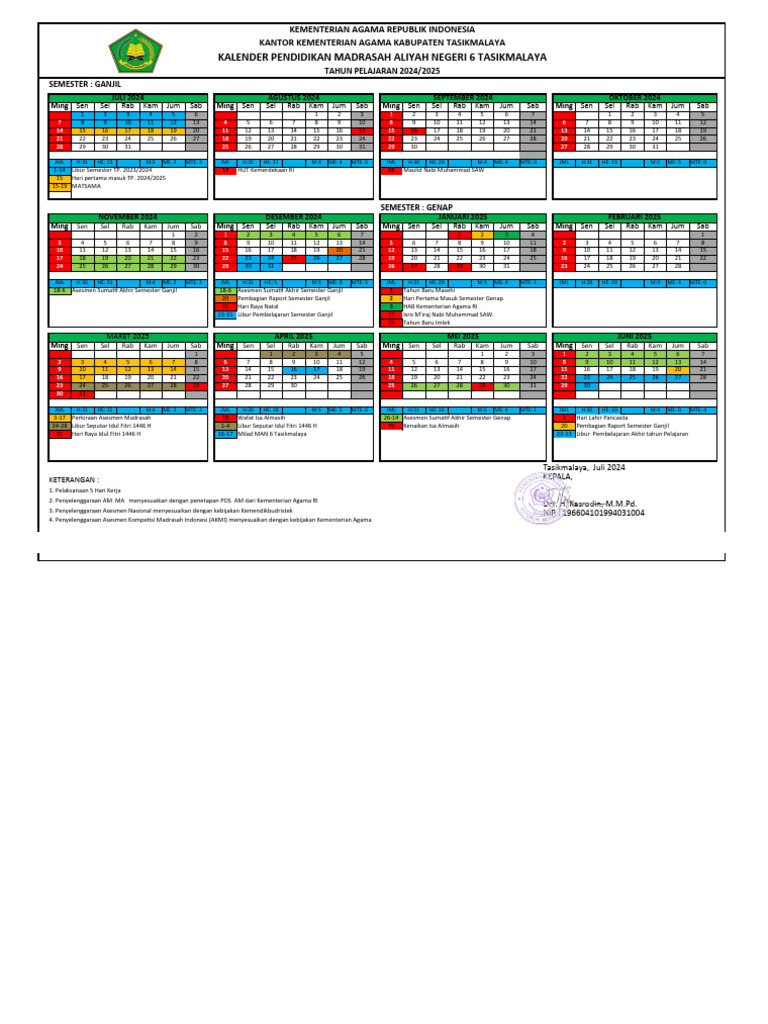 Kaldik 2024 2025 | PDF
