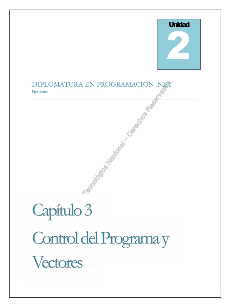 Dpn-Programación en Net-Modulo 2-Unidad 02-Capítulo 3-Ejercicios | PDF ...