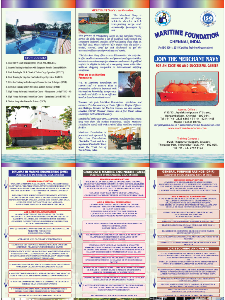 Maritime Brochure 2023 | PDF | Ships | Merchant Navy