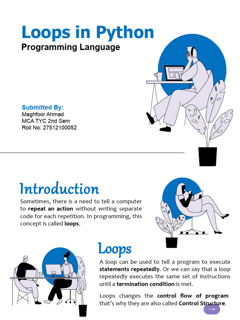 Loopsinpython 2 230520083813 9a86fc17 | PDF | Control Flow | Software Development