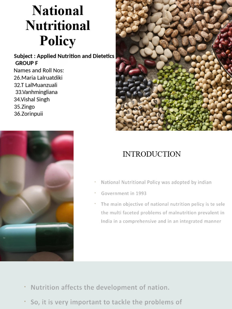 Subject: Applied Nutrition and Dietetics Group F | PDF | Malnutrition ...