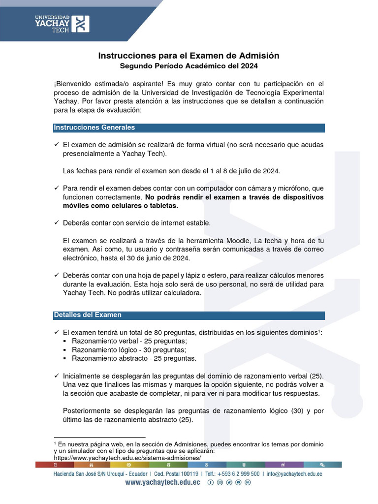 Instrucciones Examen SEM02-2024 | PDF | Moodle