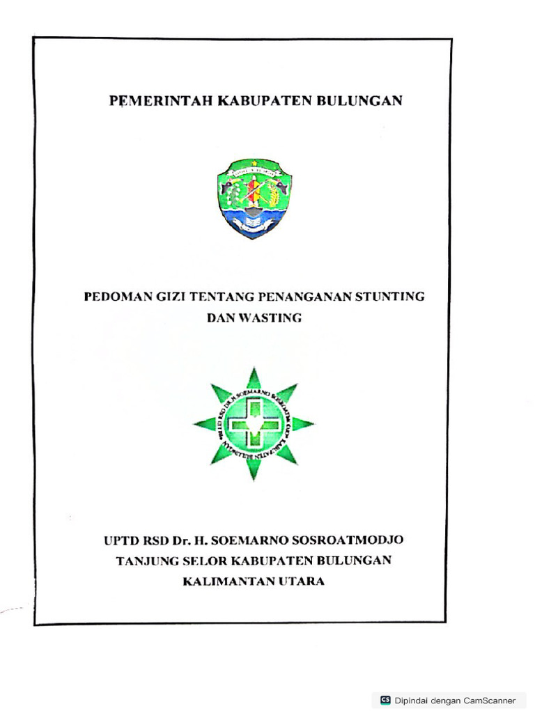 Pedoman Penanganan Malnutrisi (RSD Dr. H. Soemarno Sosroatmodjo) | PDF