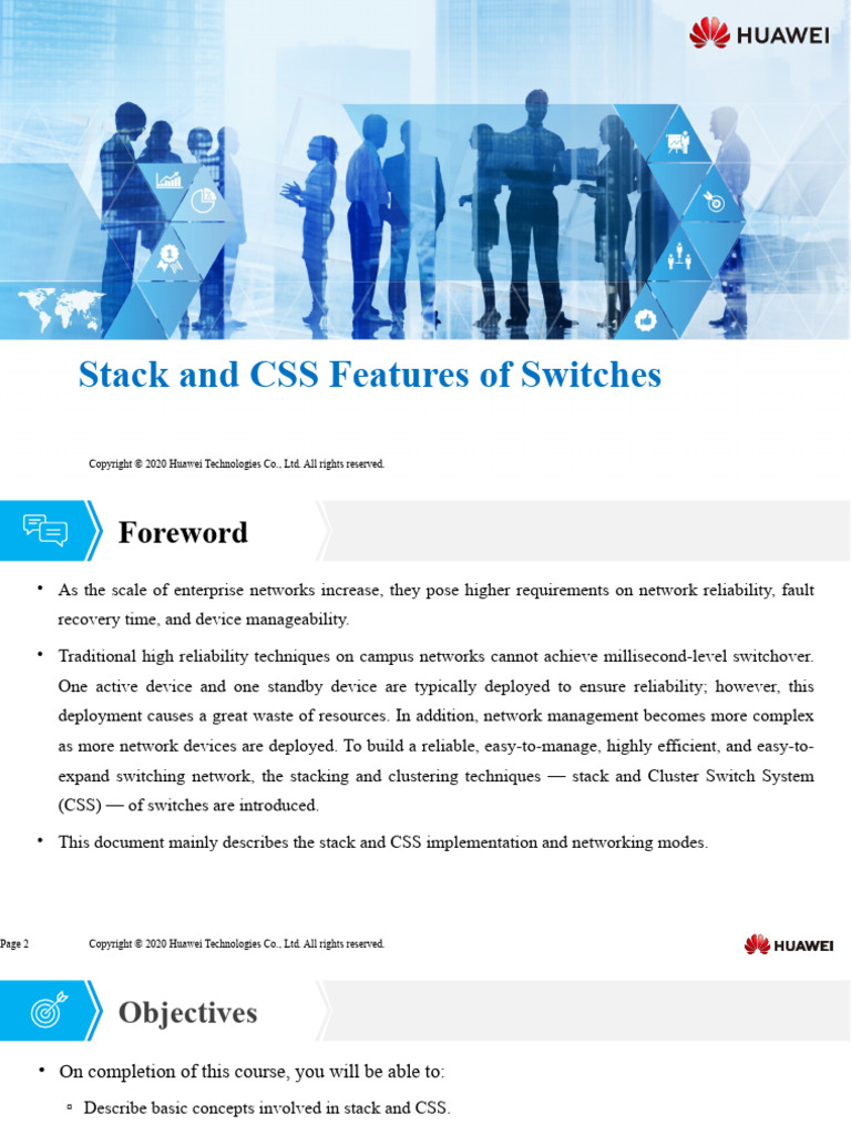 16 Stack and CSS Features of Switches | PDF | Network Switch | Computer ...
