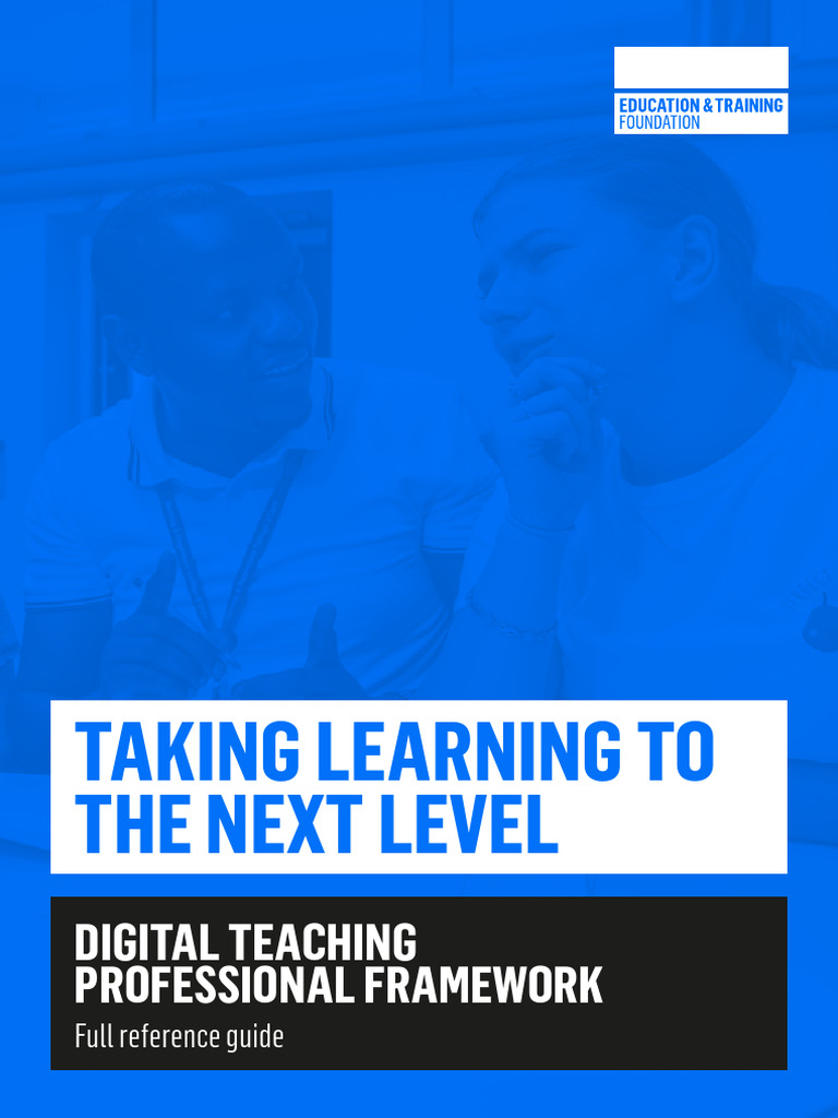 Digital Teaching Professional Framework Full v2 | PDF | Learning ...