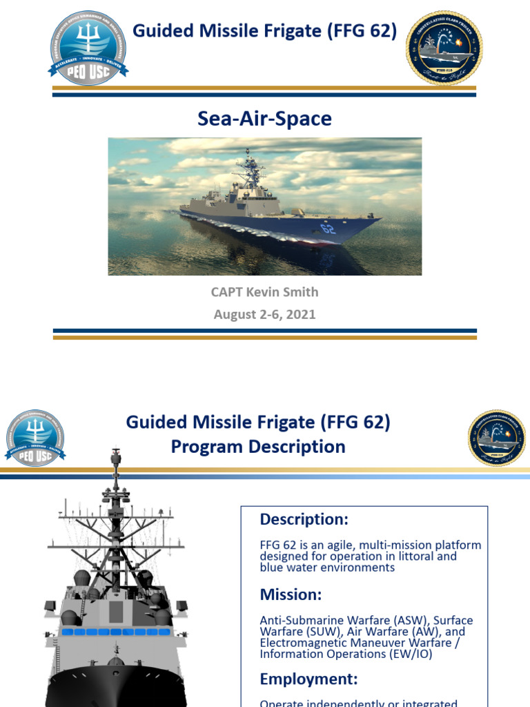 Navy's FFG 62 Frigate Program Update | PDF | Naval Ships | Navies