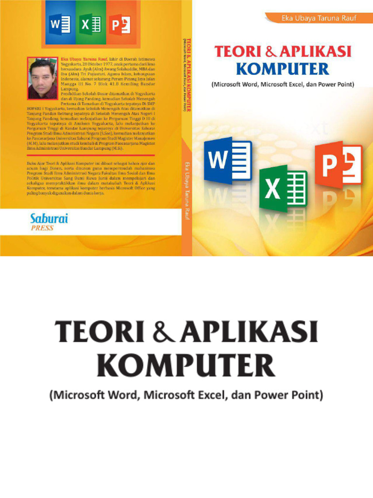 Teori Aplikasi Komputer (Microsoft Word, Microsoft Excel, Dan Power ...