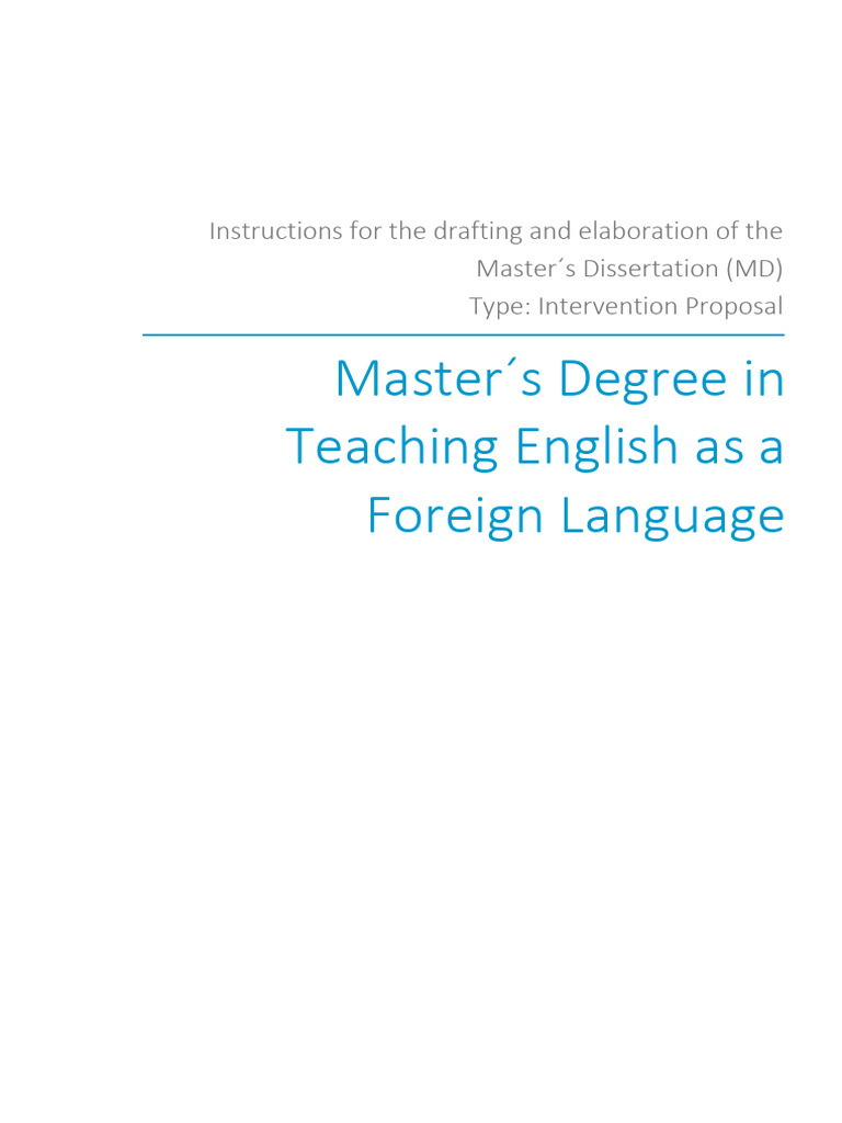 instrucciones_intervention_proposal | Download Free PDF | Citation | Methodology