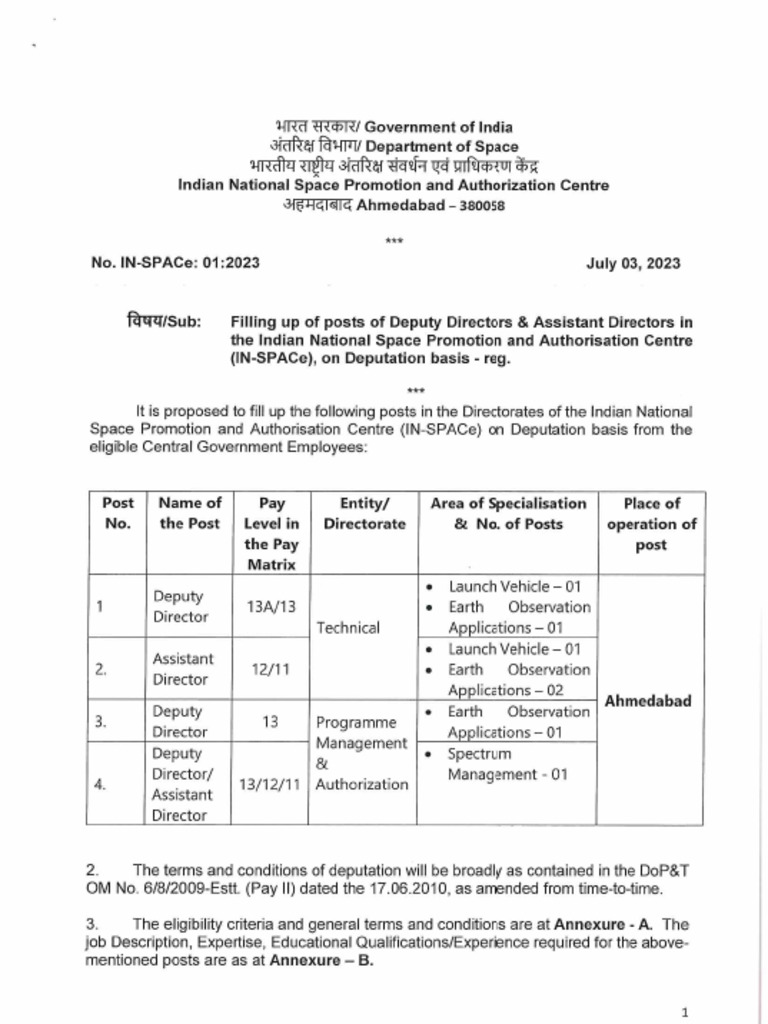 Career in SPACe | PDF