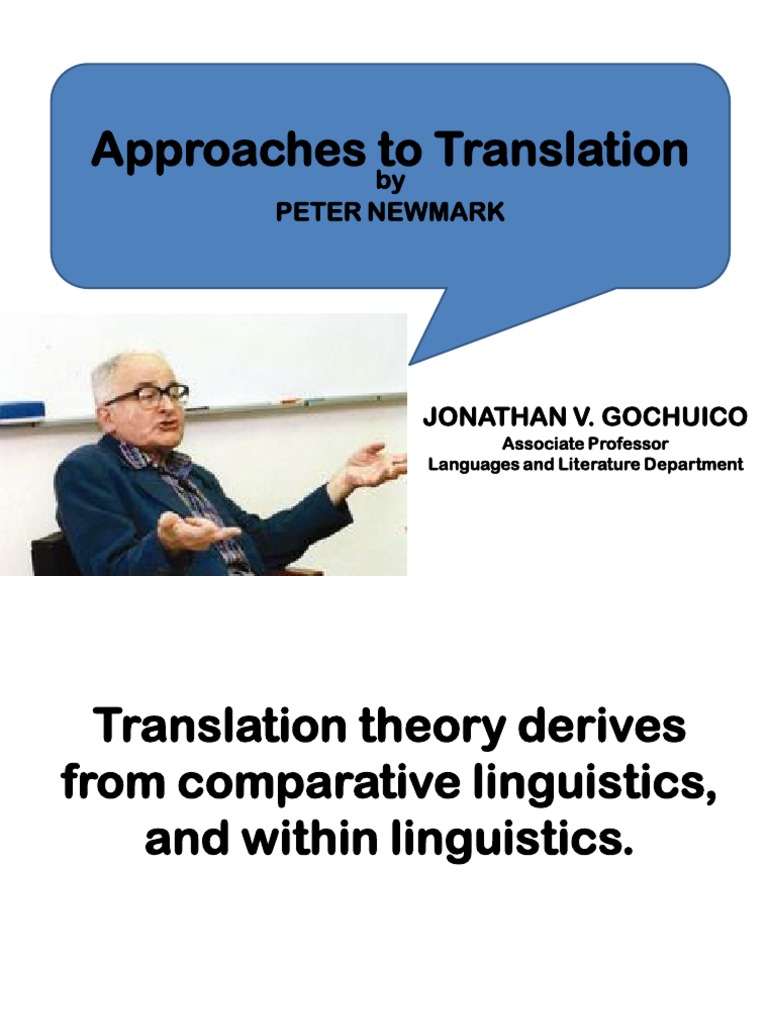 Newmark Translation | PDF