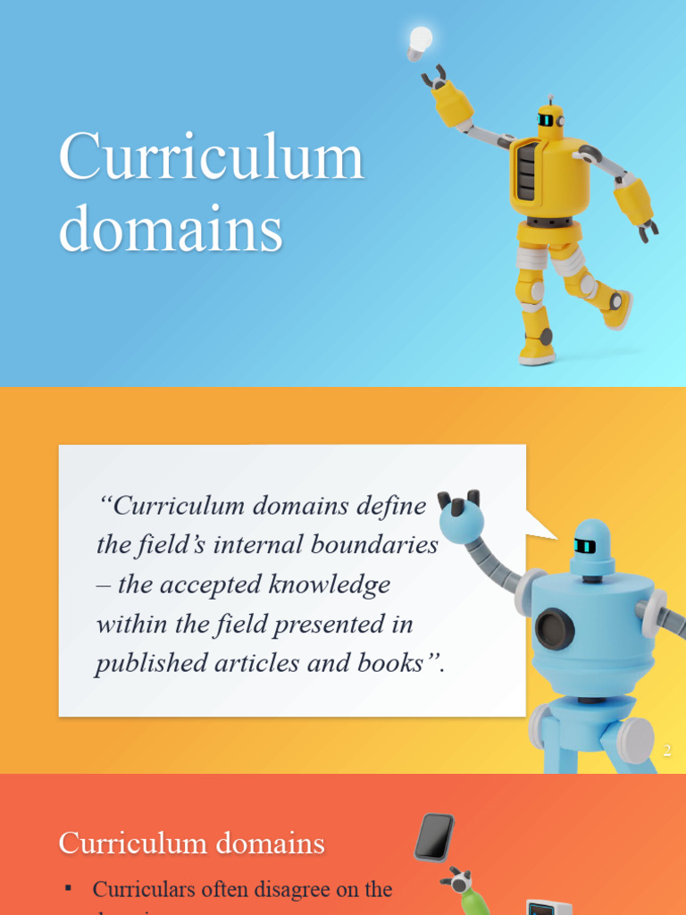 Curriculum Domains and Design | PDF | Curriculum | Psychological Concepts