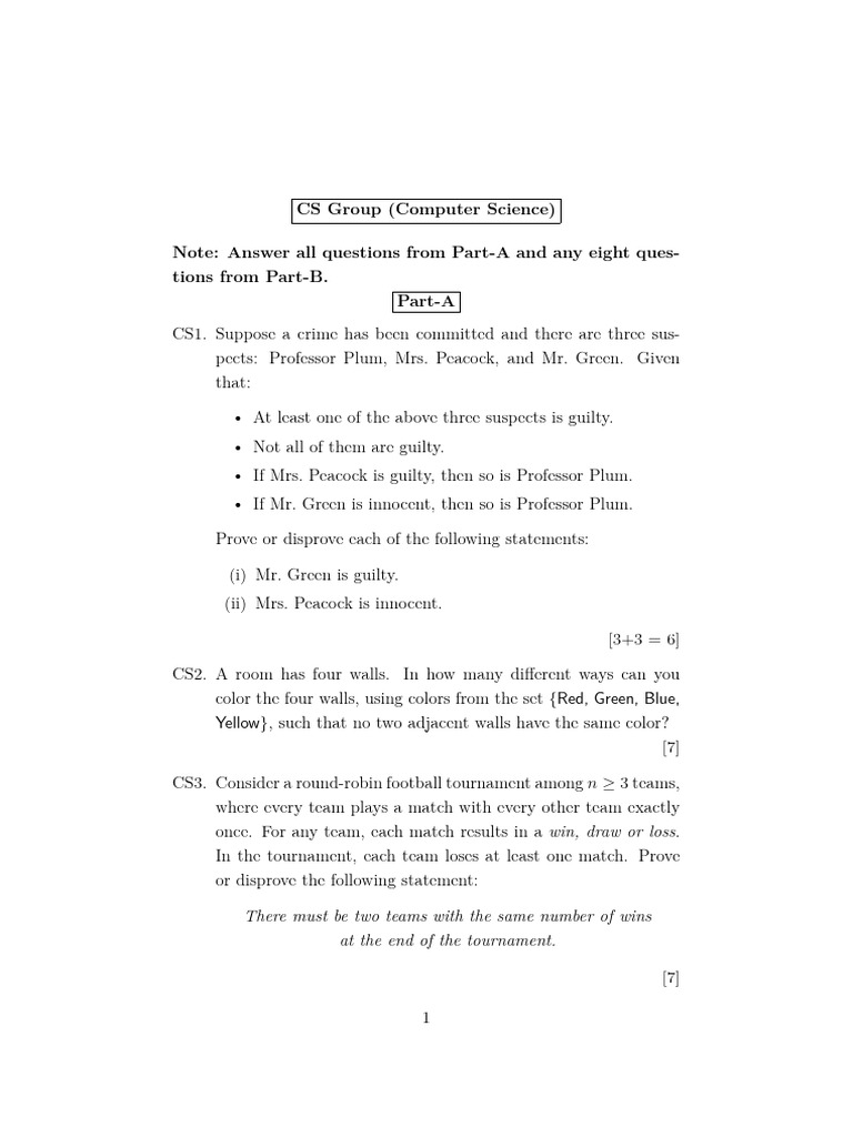 Mtech Cs and Crs PCB 2022 | PDF | Cpu Cache | Theoretical Computer Science