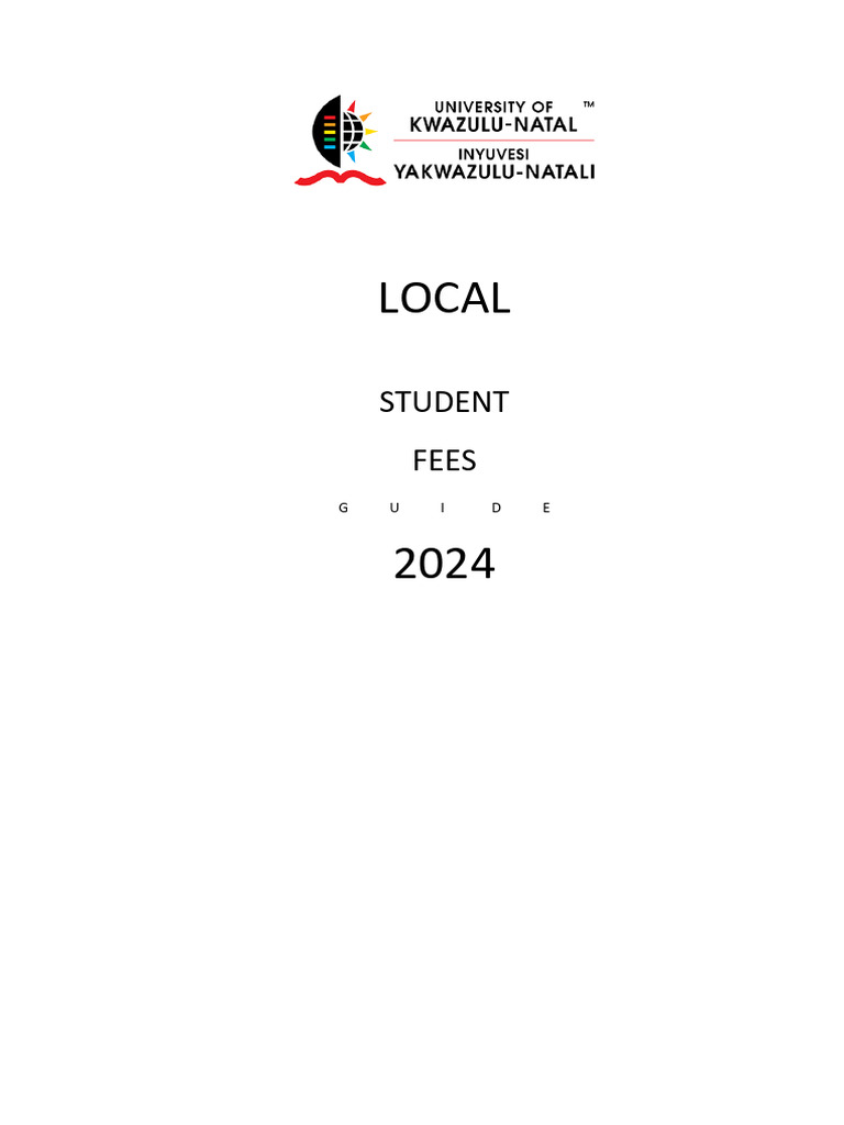 Local Fee Booklet 2024 | PDF | Debit Card | Postgraduate Education