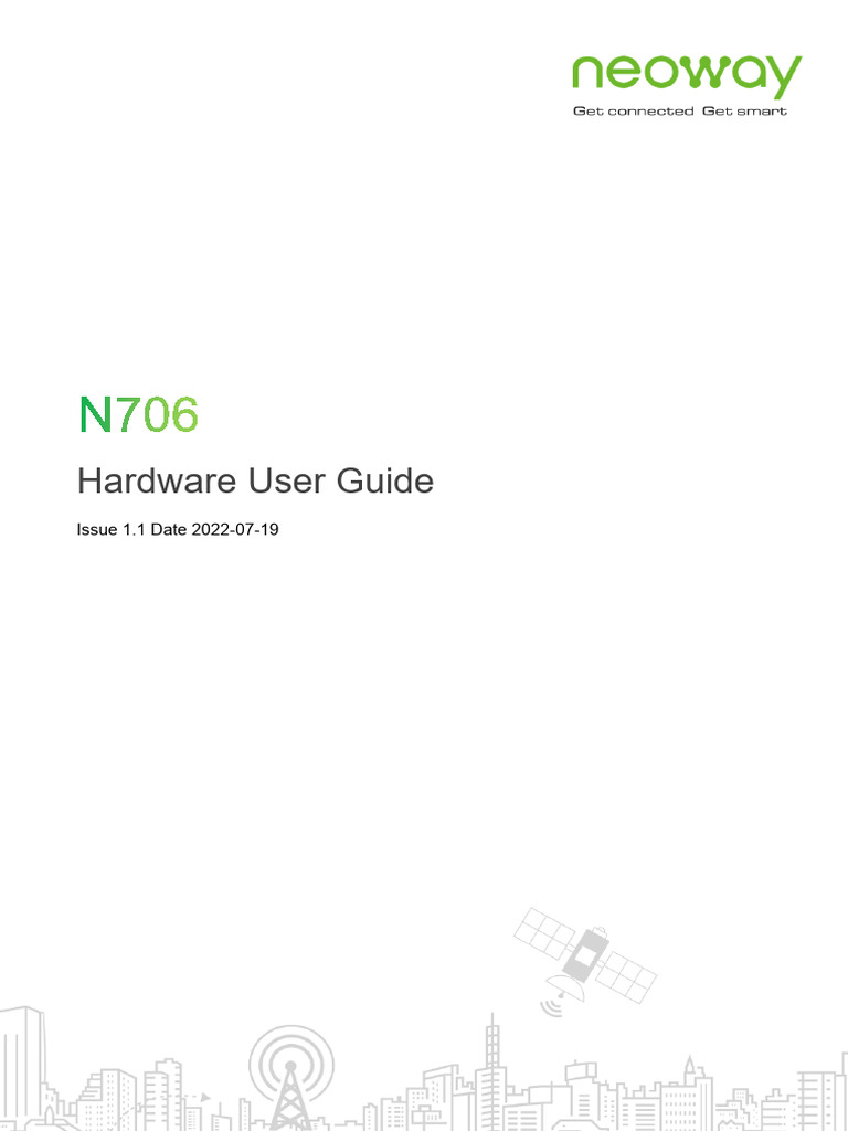 Neoway N706 Hardware User Guide V1.1 | PDF | Electronics | Computing