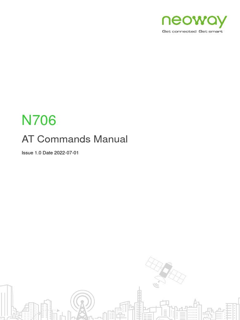 Neoway N706 AT Commands Manual V1.0 | PDF | Transport Layer Security | File Transfer Protocol