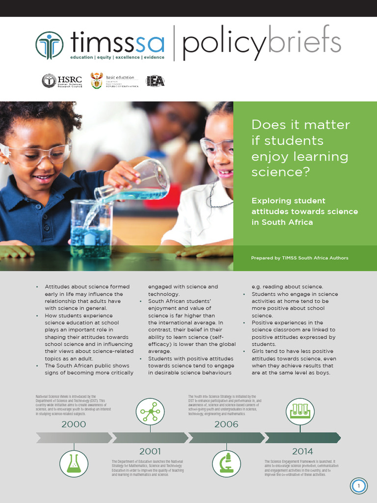Does It Matter If Students Enjoy Learning Science | PDF | Self Efficacy ...