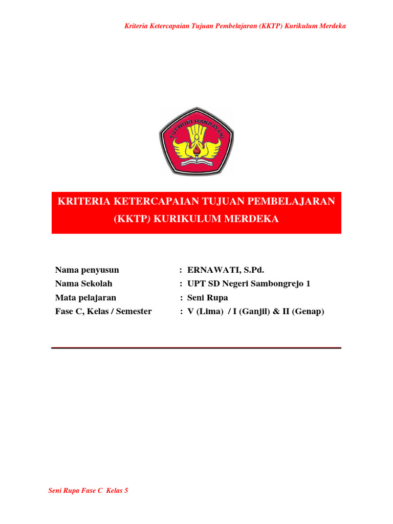 KKTP Seni Rupa | PDF