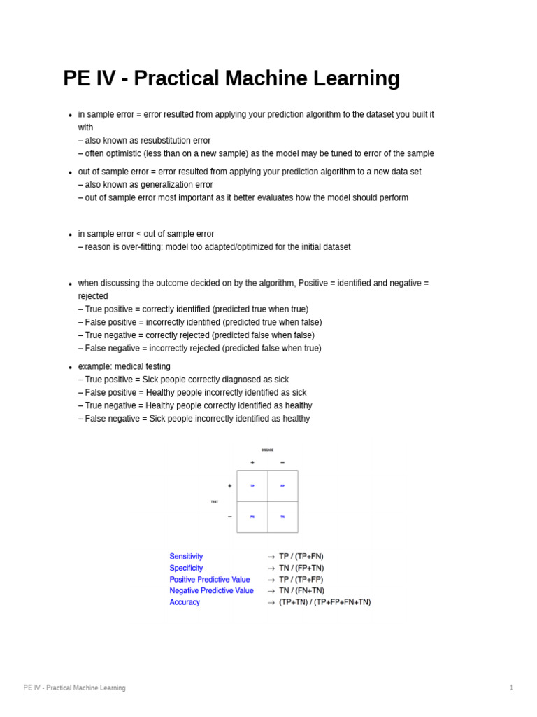 PE IV - Practical Machine Learning | PDF | Statistical Theory | Machine Learning