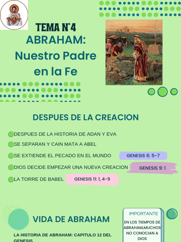 Copia De Tema N°9 Pdf Abrahán Sarah