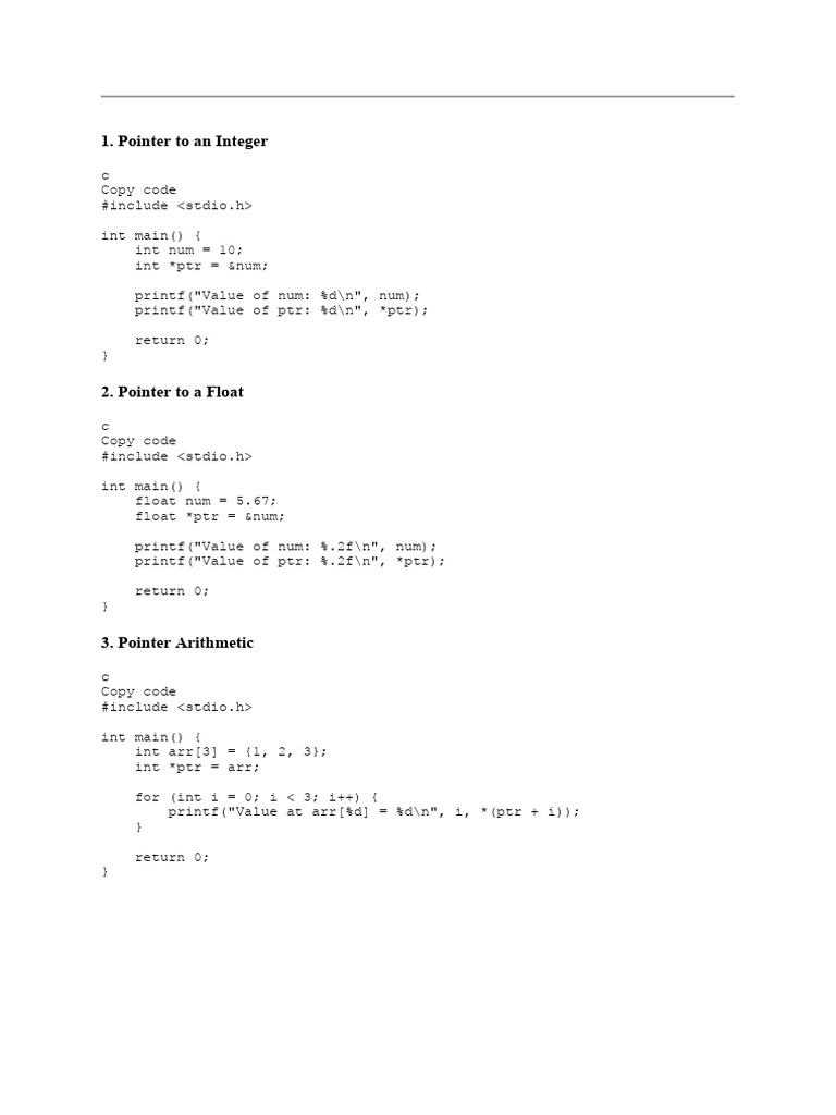 Pointer Pdf Pointer Computer Programming Computer Science 0737