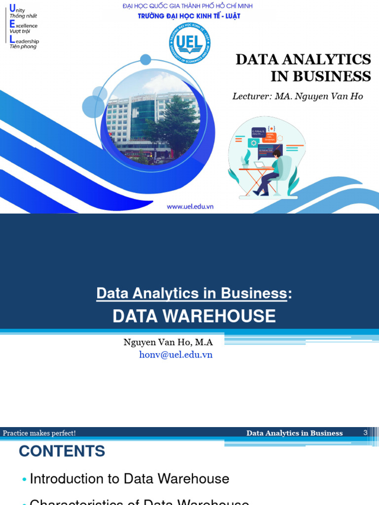 DAiB - Week3-Data Warehouse | PDF | Data Warehouse | Information Science