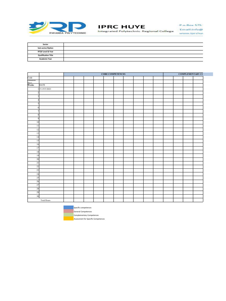 Template of A Chronogram | PDF