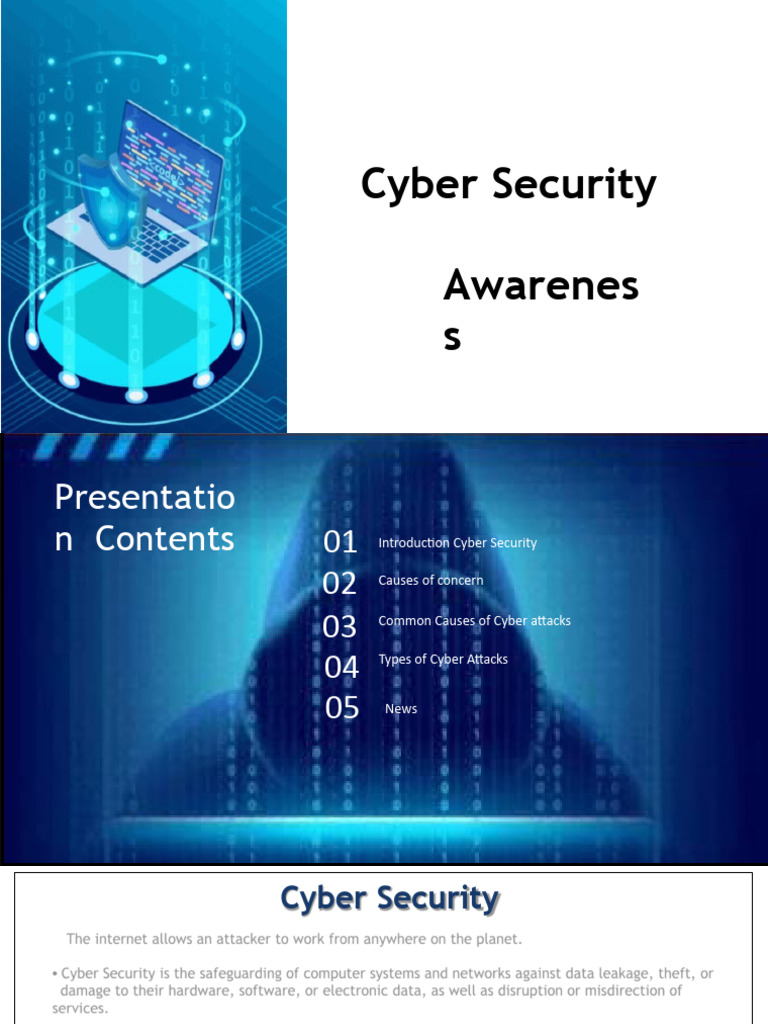 CyberSecurityPPT V3 1 | PDF | Malware | Security