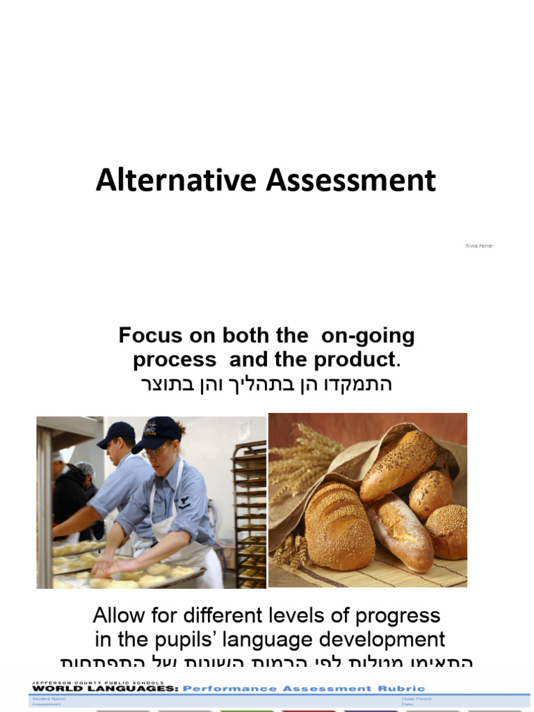 Alternative Assessment | PDF