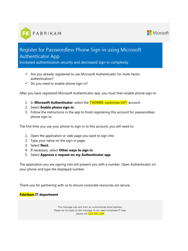 Register For Passwordless Phone Sign in | PDF | Finance & Money ...
