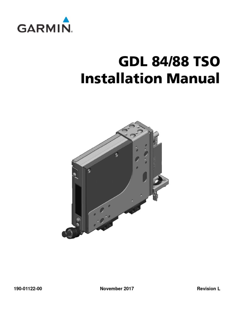 Installation Manual - TSO, GDL 84-88 | PDF | Electronics