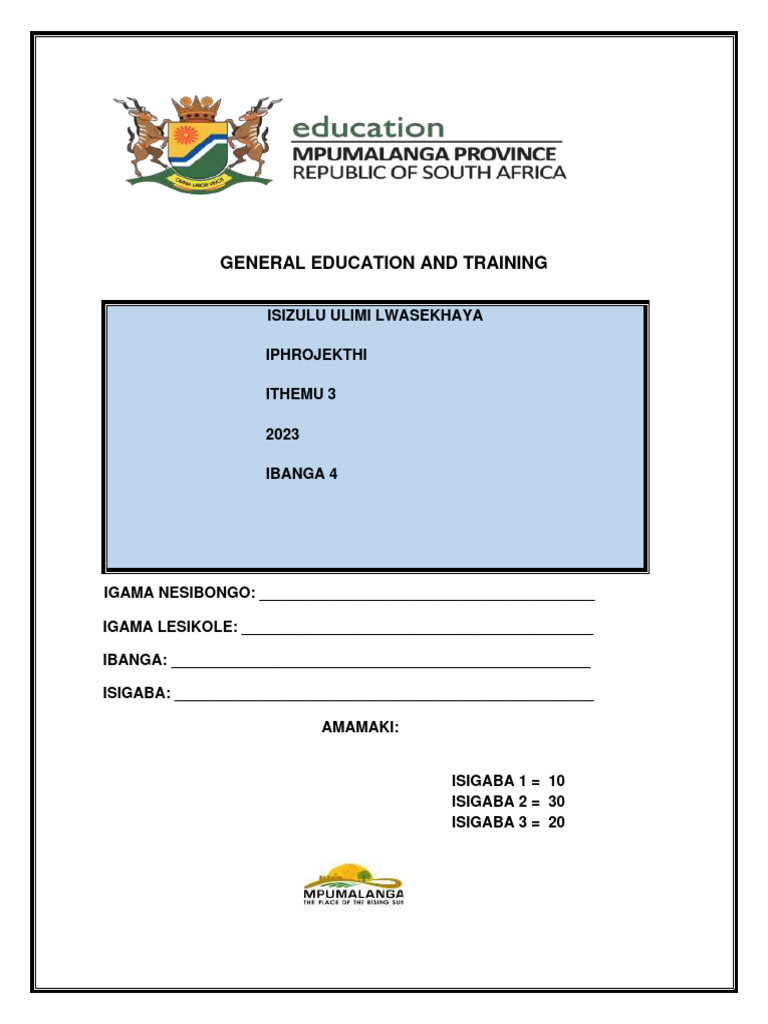 2023 GR 4 T3 Zul Project | PDF