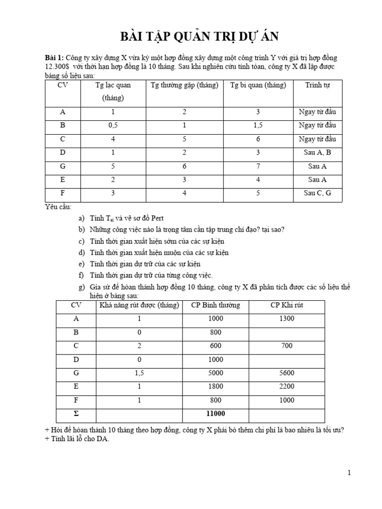Bai Tap Tong Hop Qtda | PDF