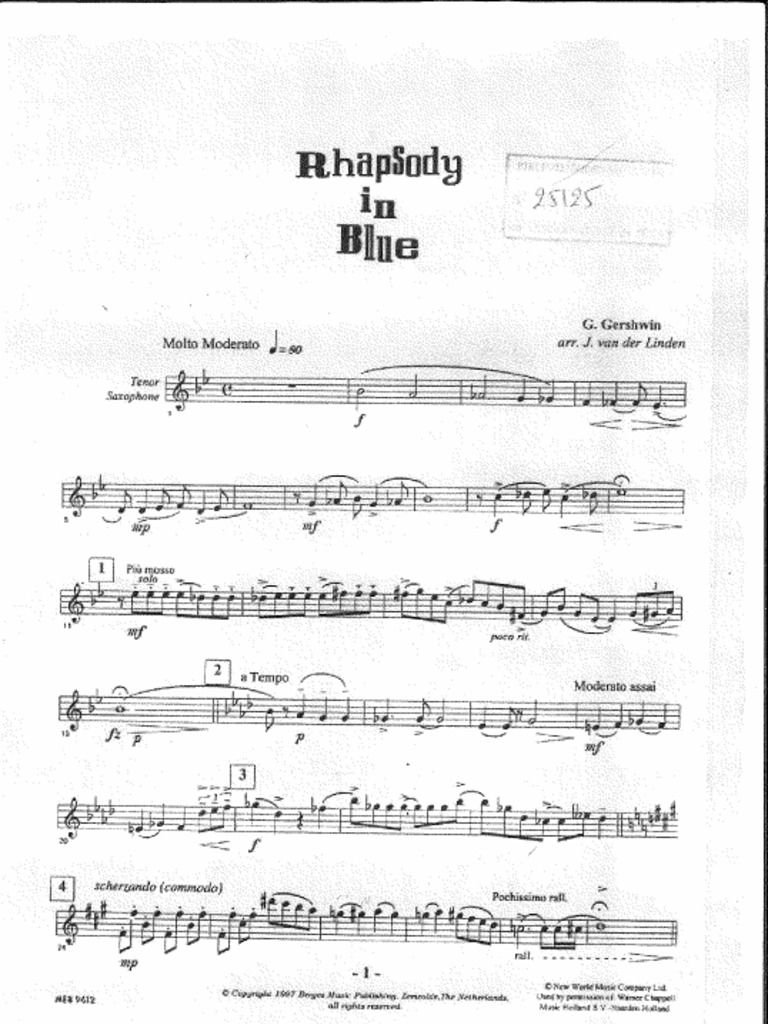Rhapsody in Blue | PDF