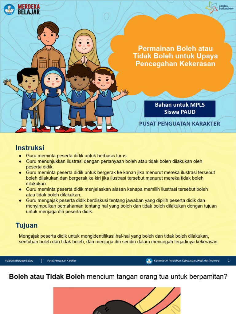 Sentuhan Boleh dan Tidak Boleh untuk Siswa | PDF
