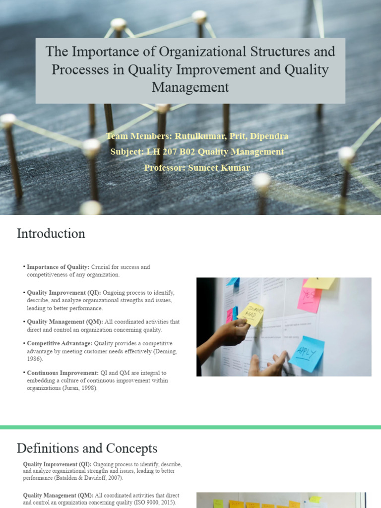 Imp of Organizational Structures | PDF | Lean Manufacturing | Quality ...