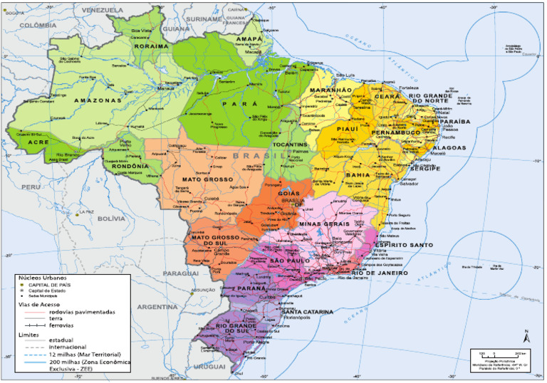 Mapa Do Brasil | PDF