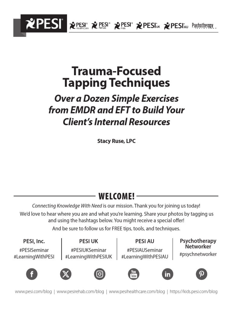 Trauma-Focused Tapping Techniques Guide | PDF | Psychological Trauma ...
