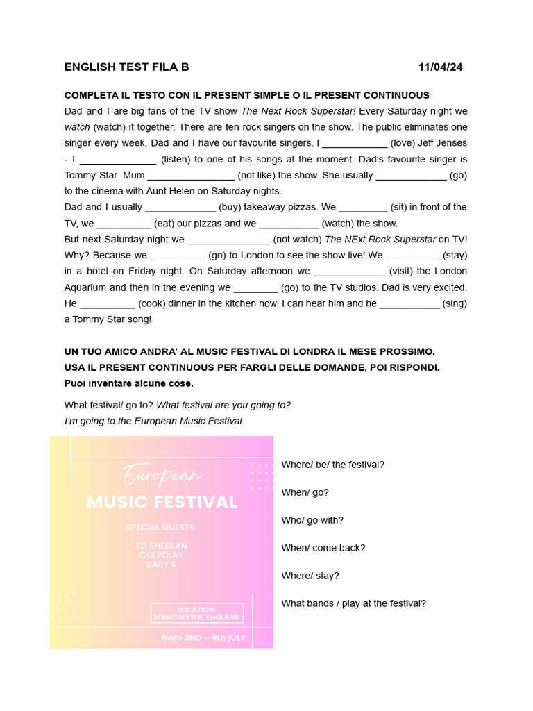 Medium Test Cl2 11aprile2024 | PDF