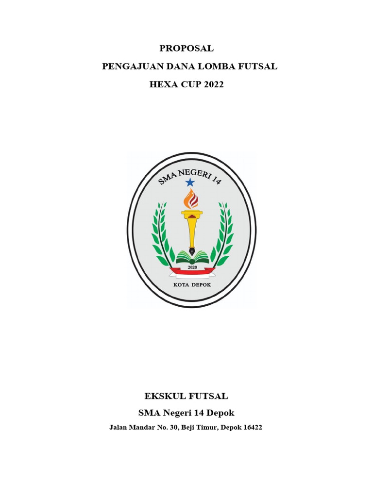 Proposal Pengajuan Dana Futsal | PDF