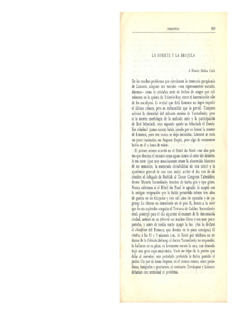 La Muerte y La Brujula - Borges | PDF