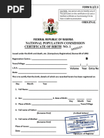 National Identity Management System: Federal Republic of Nigeria | PDF