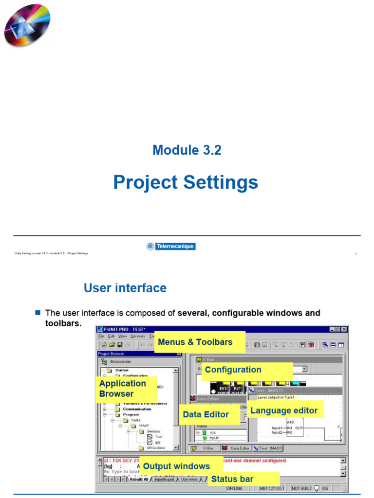 Module 3.2 Project Settings | PDF | Window (Computing) | Icon (Computing)