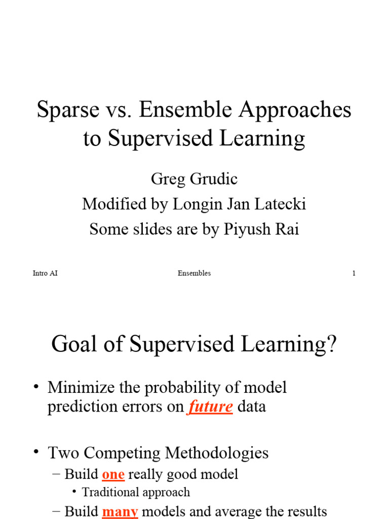 Ensemble Learning | PDF | Support Vector Machine | Dependent And Independent Variables