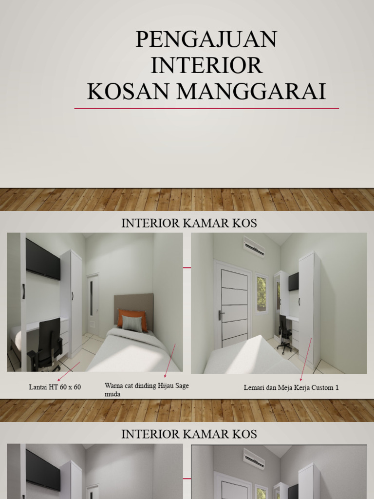 Desain Interior Kosan Manggarai | PDF