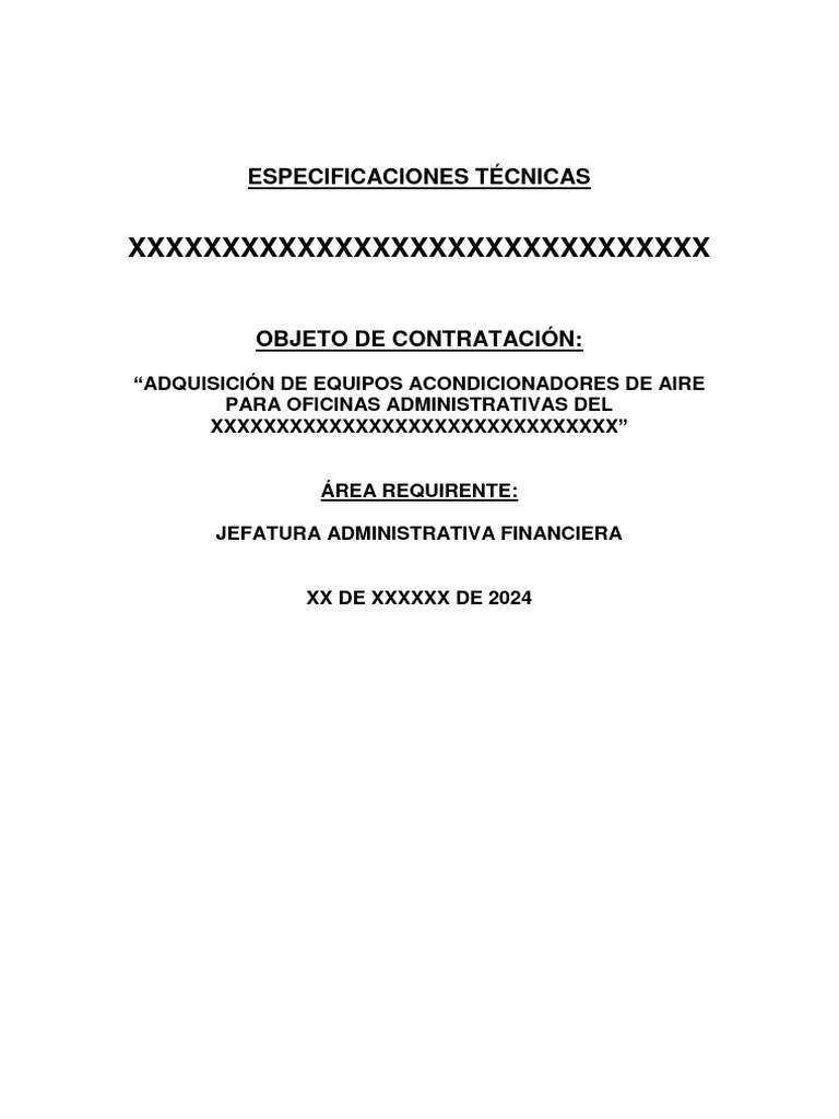Especificaciones Técnicas - Aires Acon - Infima | PDF | Aire acondicionado